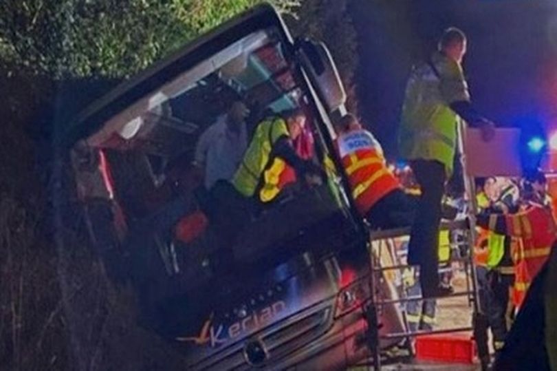 Football team trapped in horror crash as 'windows explode' and eight ...