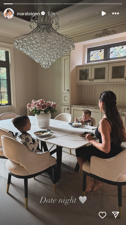 Mara Teigen shares cozy ‘date night’ with sons Hendrix and Iverson amid ...