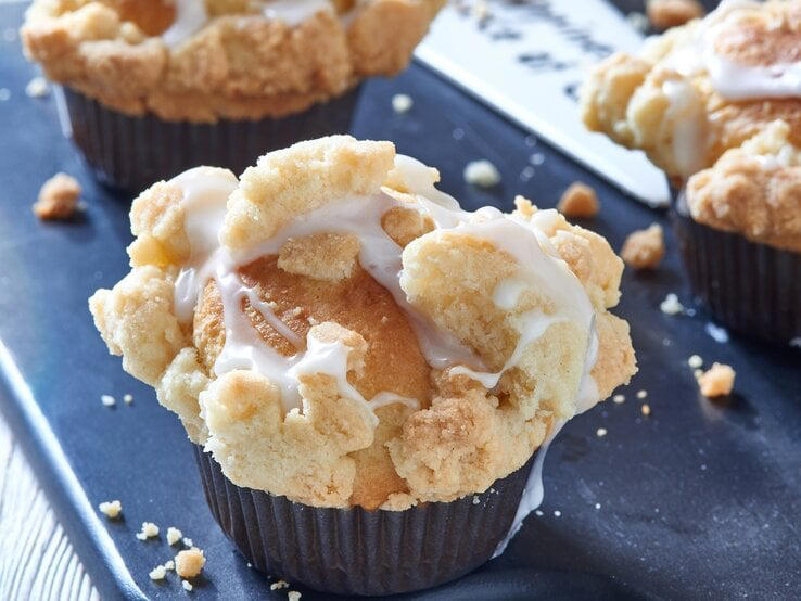 Süße Mini-Kuchen mit Crunch: Streusel-Muffins wie vom Bäcker