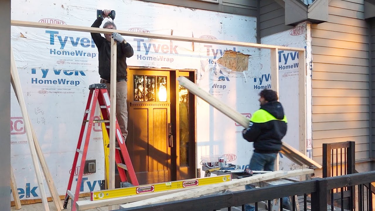 Starting the front addition | Home renovation & addition part 13