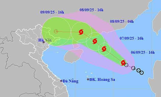 Tropical depression strengthens into Storm Tapah, to dump heavy rains ...