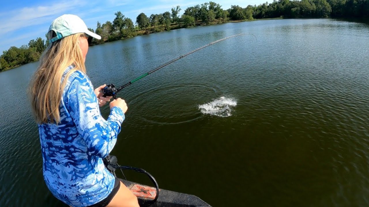 Spot super loaded before she catches biggest fish