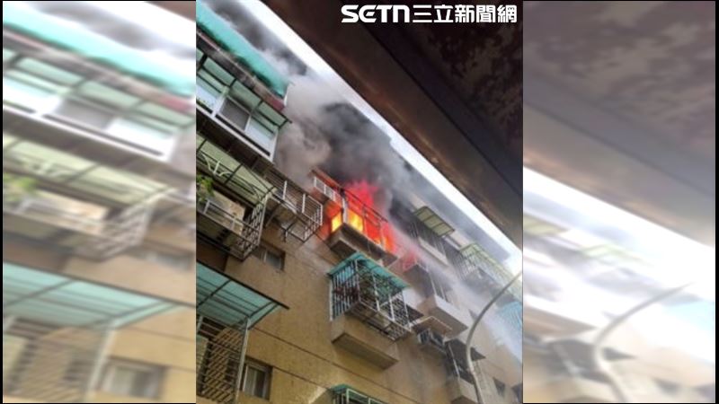 新莊4樓公寓大火！40歲男倒臥火場OHCA 命危送醫搶救中