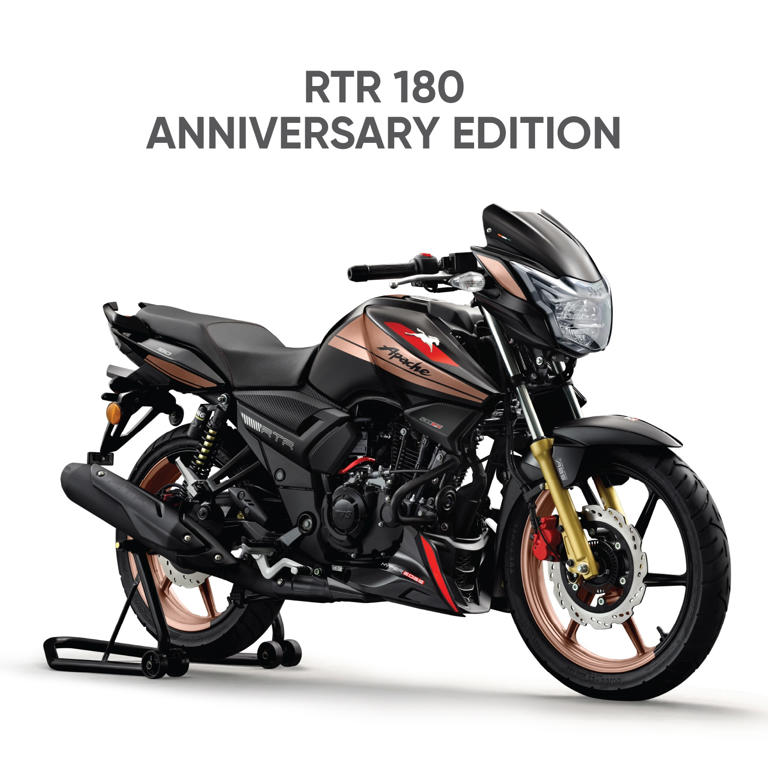 TVS Apache turns 20: Limited edition anniversary models, new RTR 4V ...