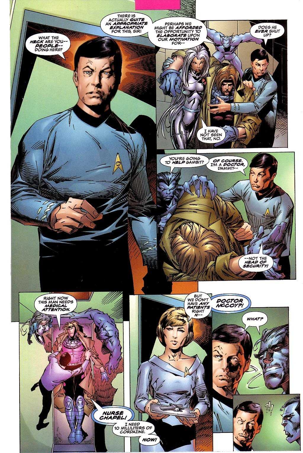 29 Years Ago, Star Trek Crossed Over With the X-Men, And You Won't ...