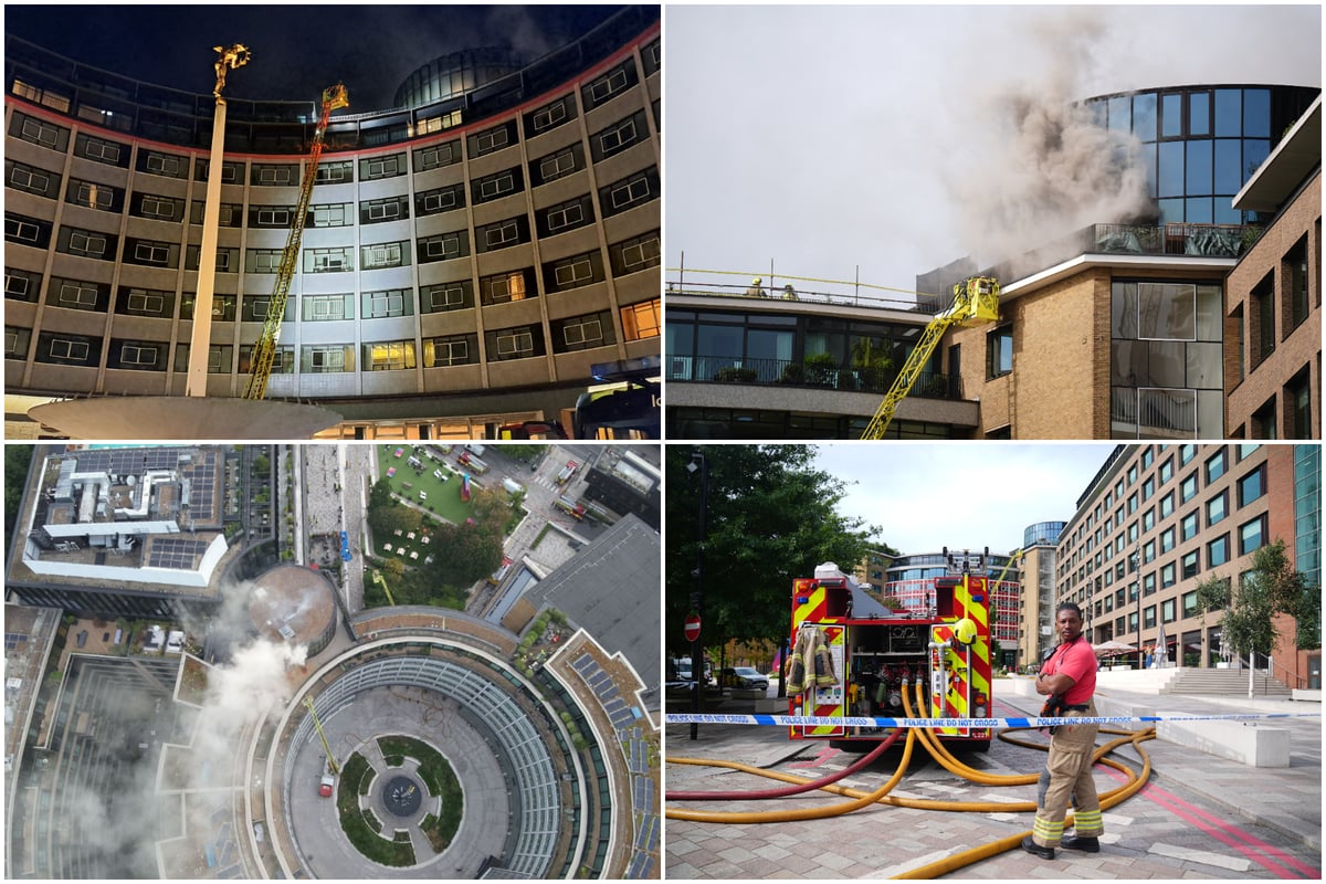White City fire: 100 firefighters battle 'complex fire' as blaze rips ...