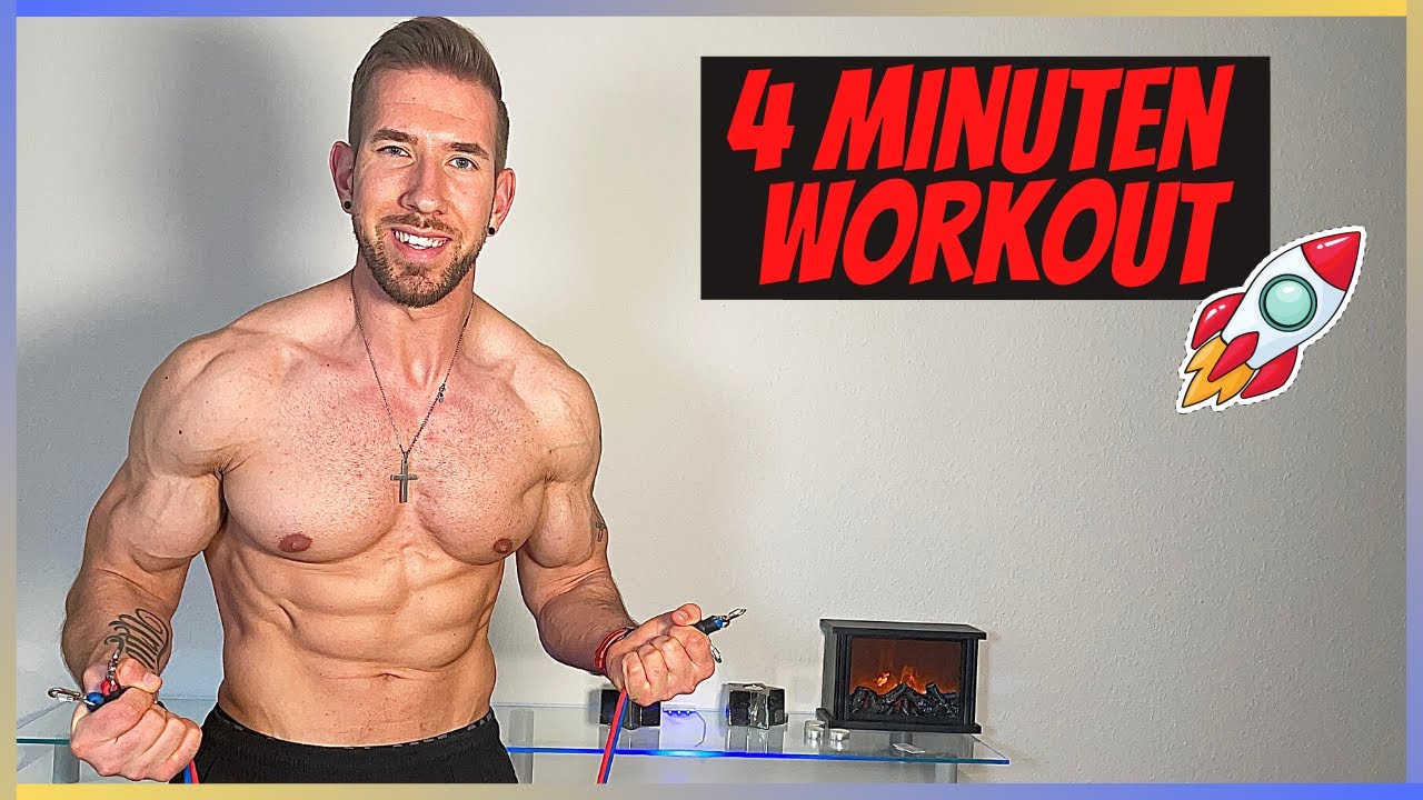 Fitness Workout mit Widerstandsbändern für Anfänger 💪 (Nur 4 Minuten!)