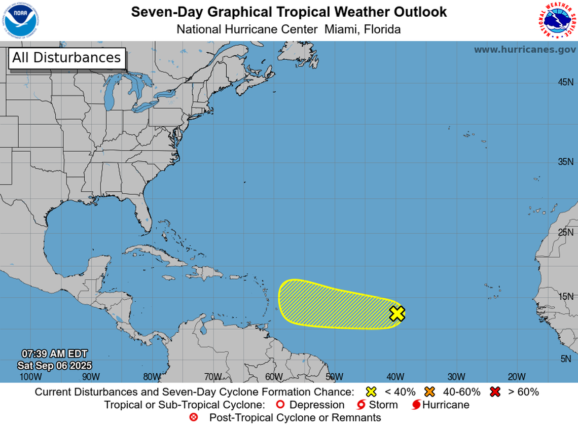 Chances of a new storm forming in Atlantic drop as it moves west. See ...