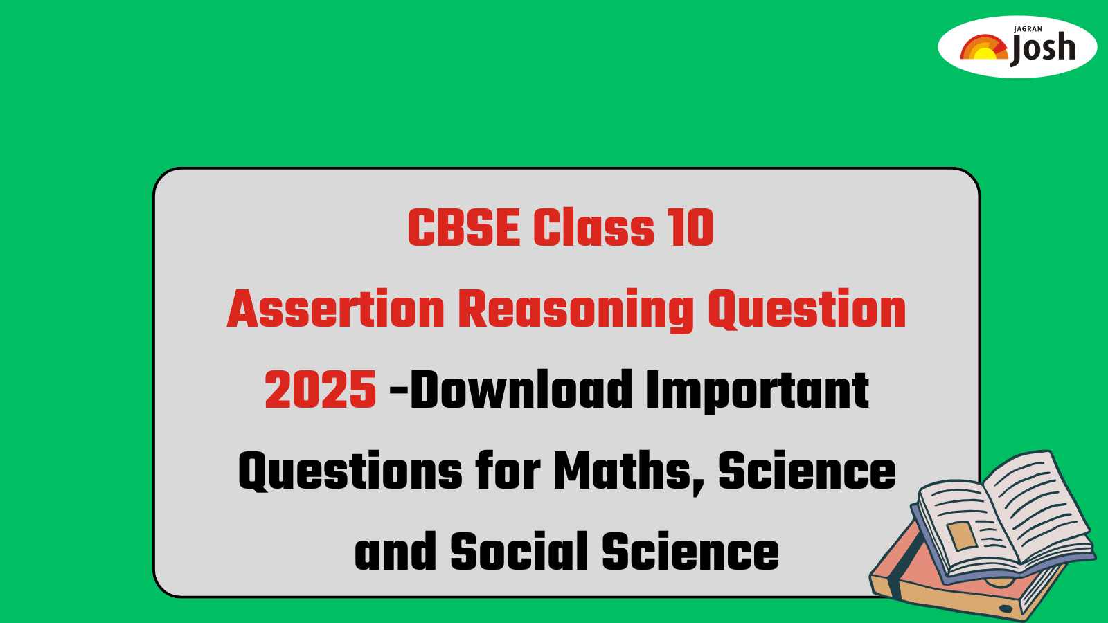 CBSE Class 10 Assertion Reasoning Questions 2025 - Download Maths ...