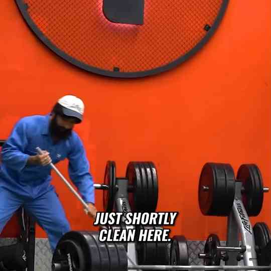 Fake Cleaner Shocks Everyone At The Gym