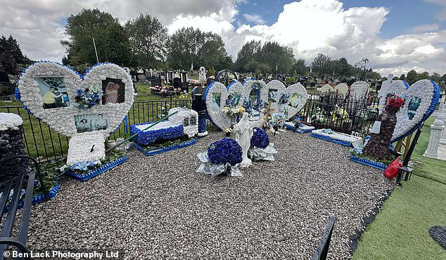 Is THIS the biggest gypsy grave in Britain? New headstones erected by ...