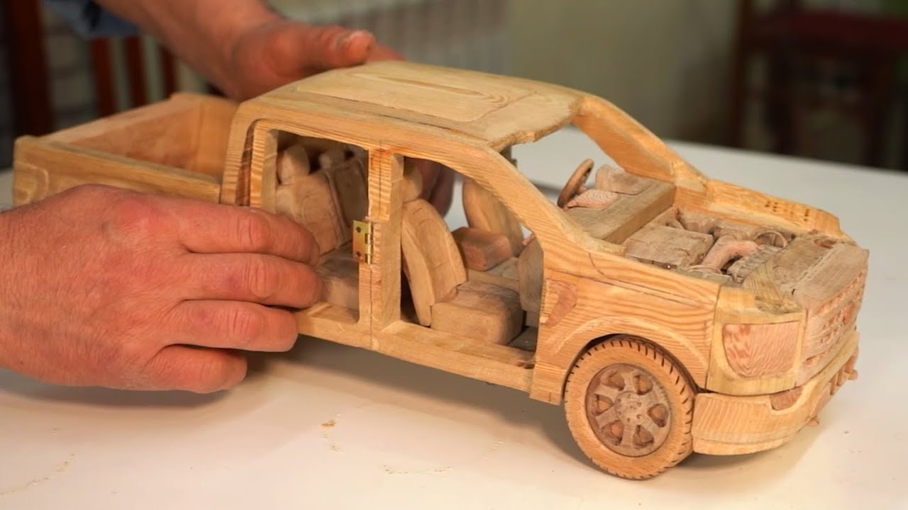 Wood Carving - Ford F150 - Awesome Woodcraft