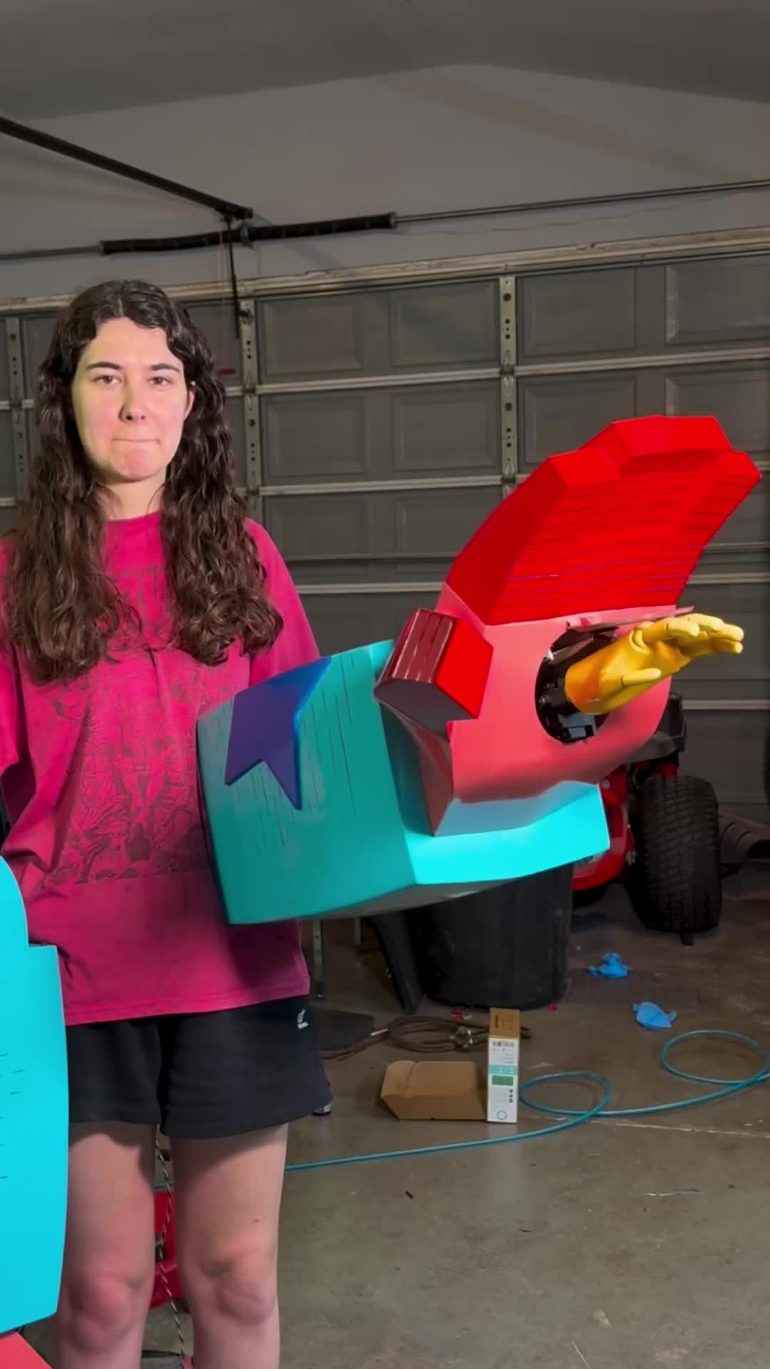 3D printed Franky hands from One Piece!