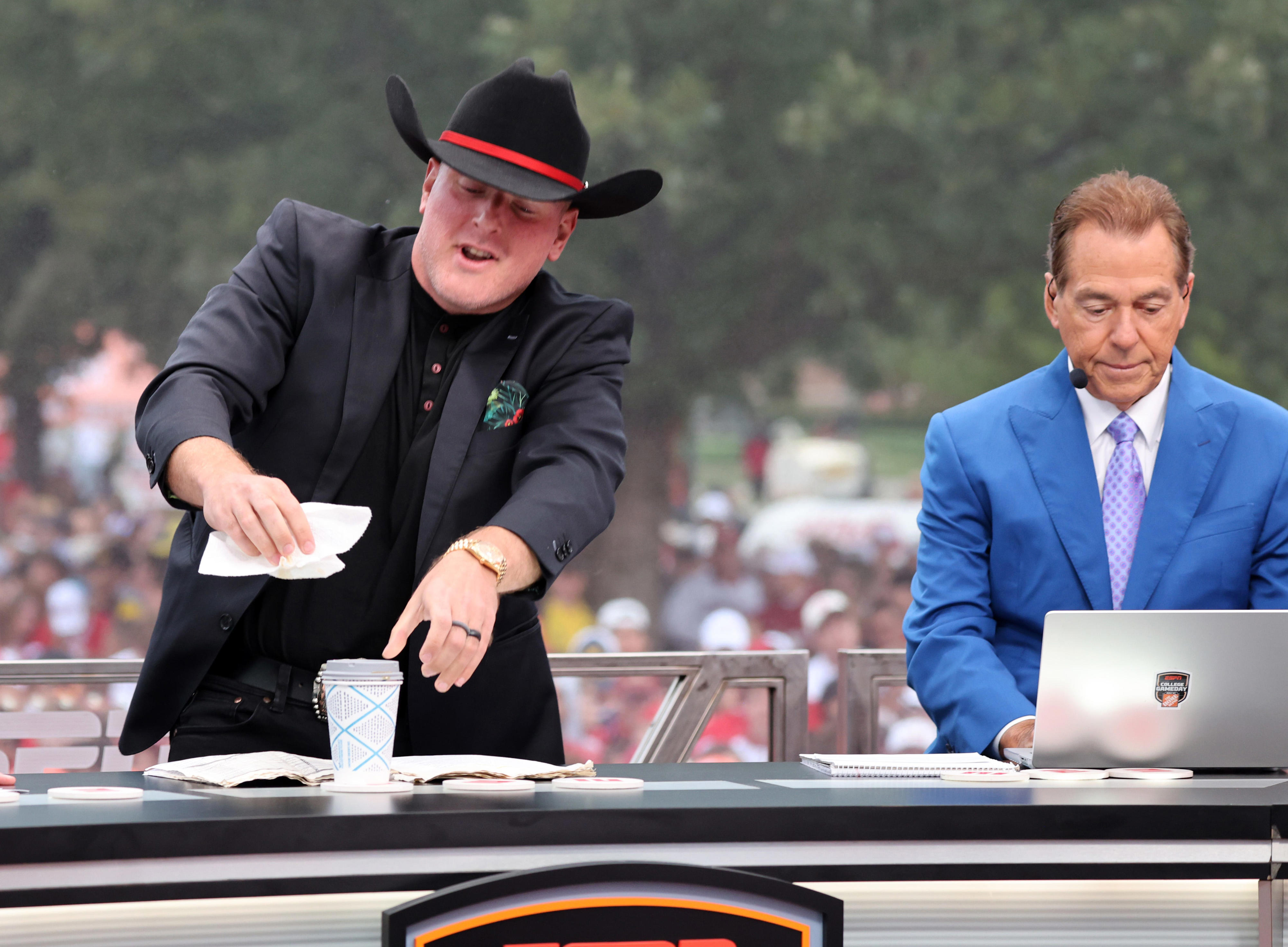 ESPN college football analyst Pat McAfee is struggling to believe in ...