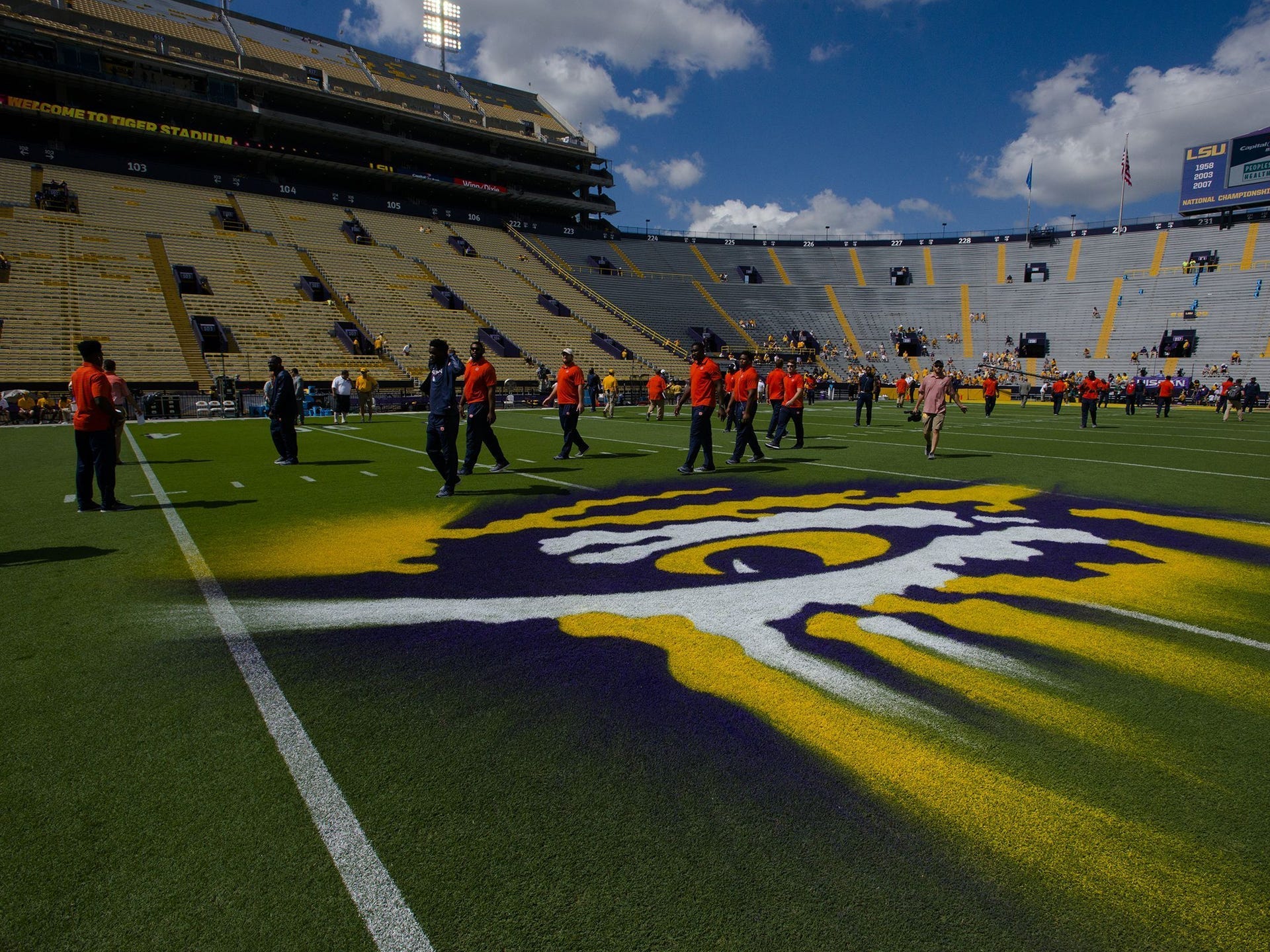 LSU football will have ad on the field at Tiger Stadium. See who the ...