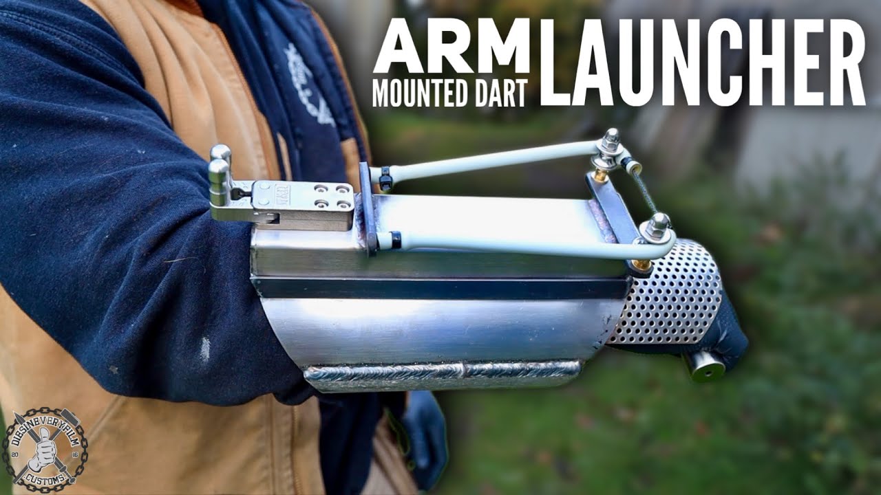 DIY Arm-Mounted Dart Launcher