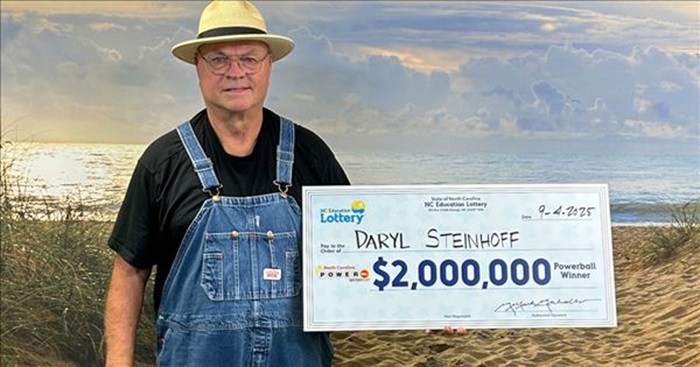 North Carolina man wins $2 million in Monday’s Powerball drawing