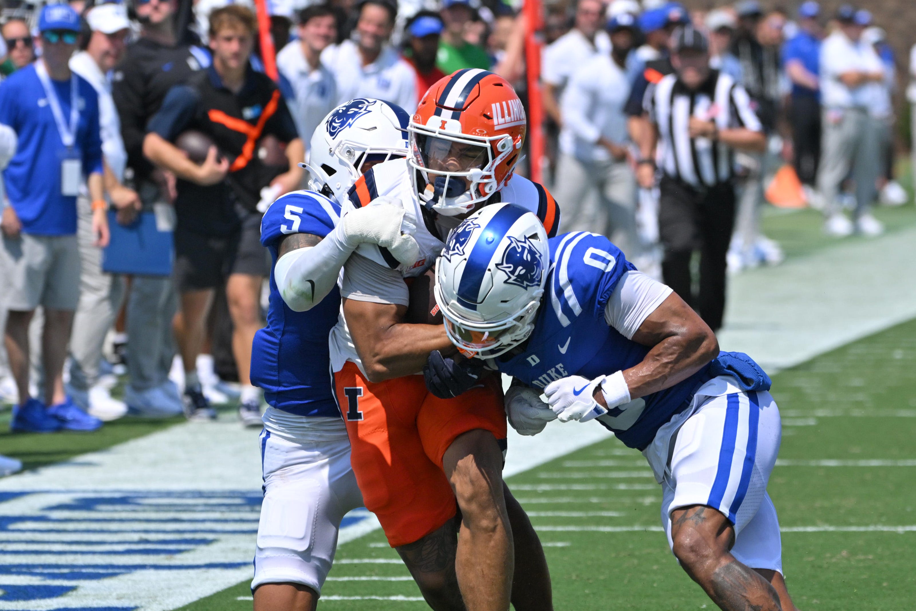 Illinois football vs. Duke highlights: Fighting Illini rout Blue Devils