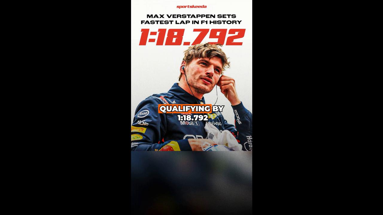 Max Verstappen completes the fastest lap in F1 history at Monza GP ...