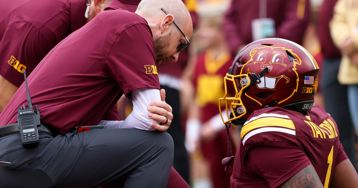 Minnesota head coach P.J. Fleck offers update on running back Darius ...
