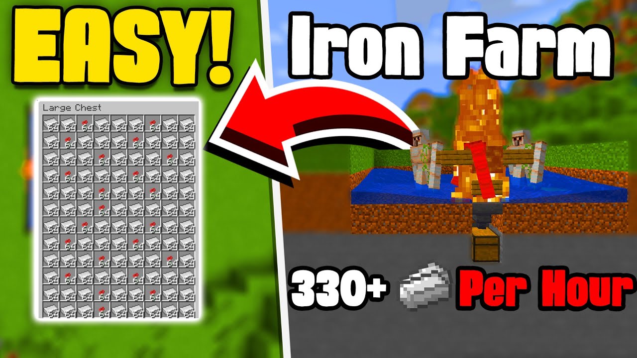 Easy Iron Farm – Minecraft 1.21+ (Java Edition Tutorial)