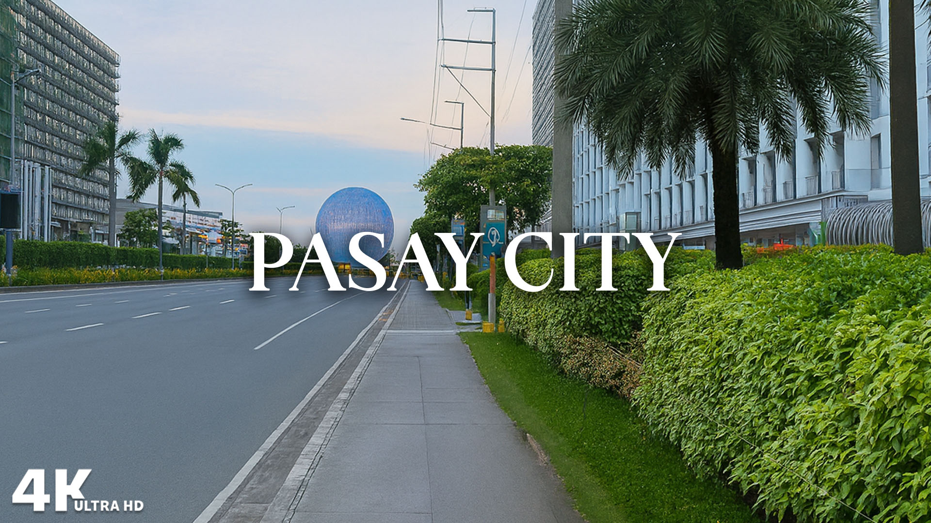 Philippines – View of EDSA Southbound, Pasay City (4K)