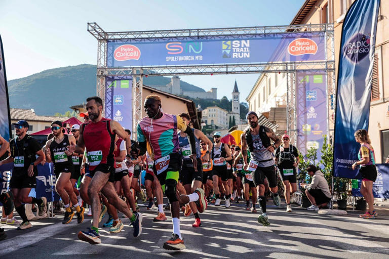 Spettacolo alla SN Trail Run, a Spoleto di corsa da tutta Europa