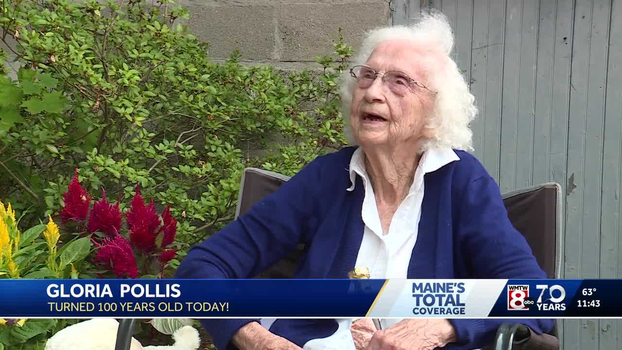 Oldest resident in Gardiner turns 100, honored with Boston Post Cane