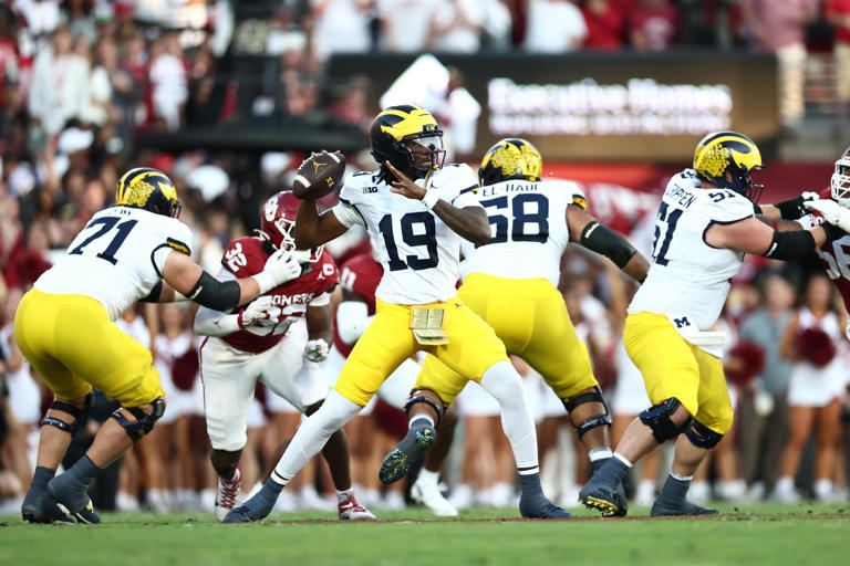 Bryce Underwood stats vs Oklahoma: How Michigan QB played in Week 2