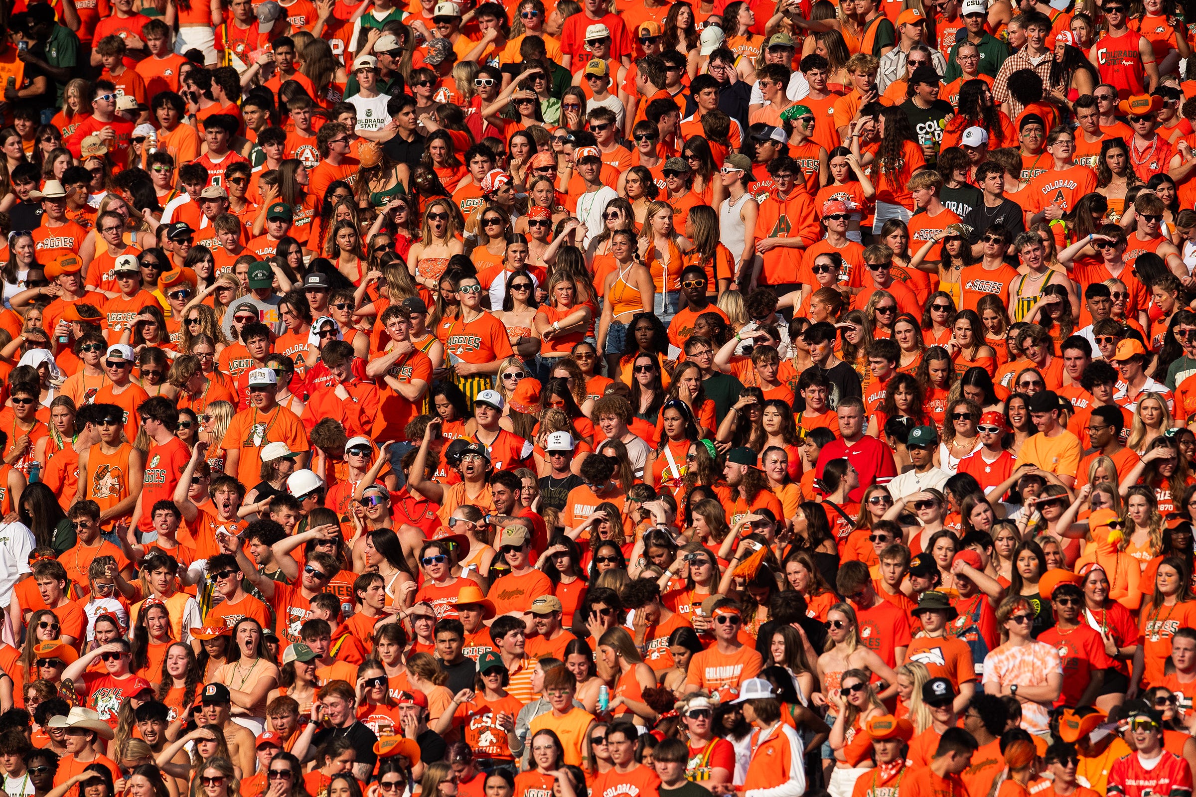 Colorado State football has program record student crowd for 2025 Ag ...