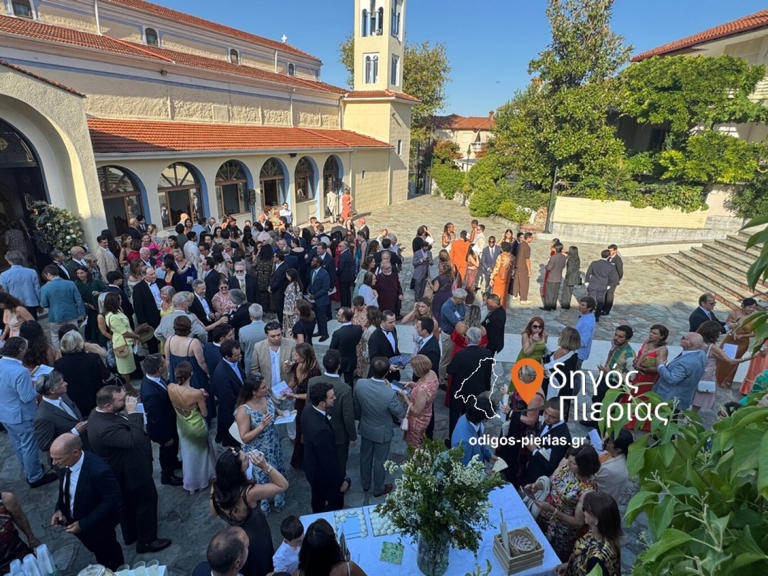 Βίκτωρ Δήμας: Παντρεύτηκε στο Λιτόχωρο ο γιος του Πύρρου Δήμα – ΦΩΤΟ