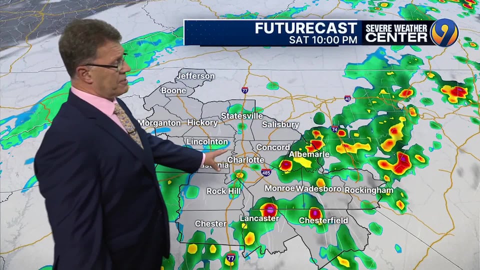 Saturday night's forecast with Meteorologist Wayne Mahar