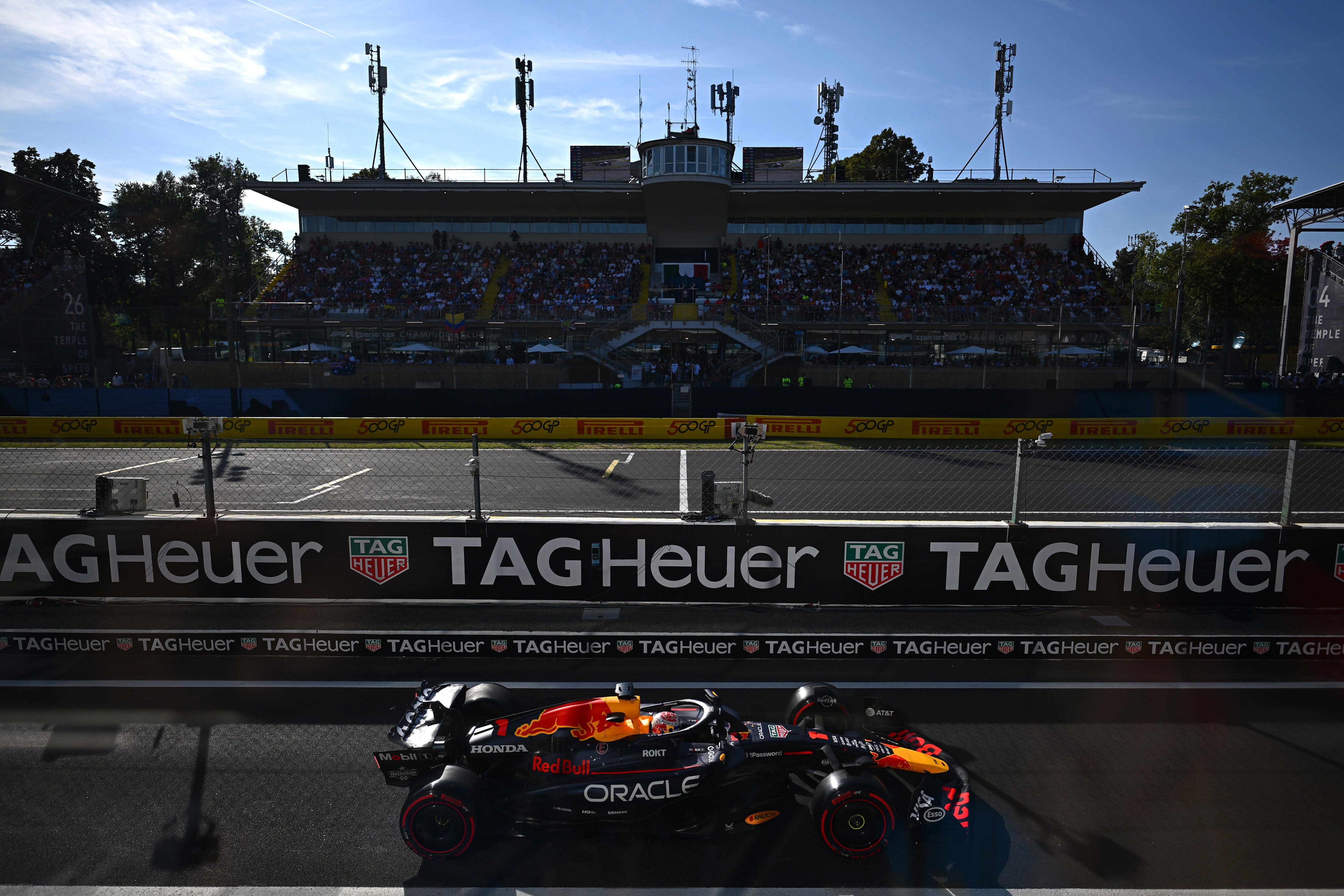 Formula 1 starting lineup for race in Italy in September 2025