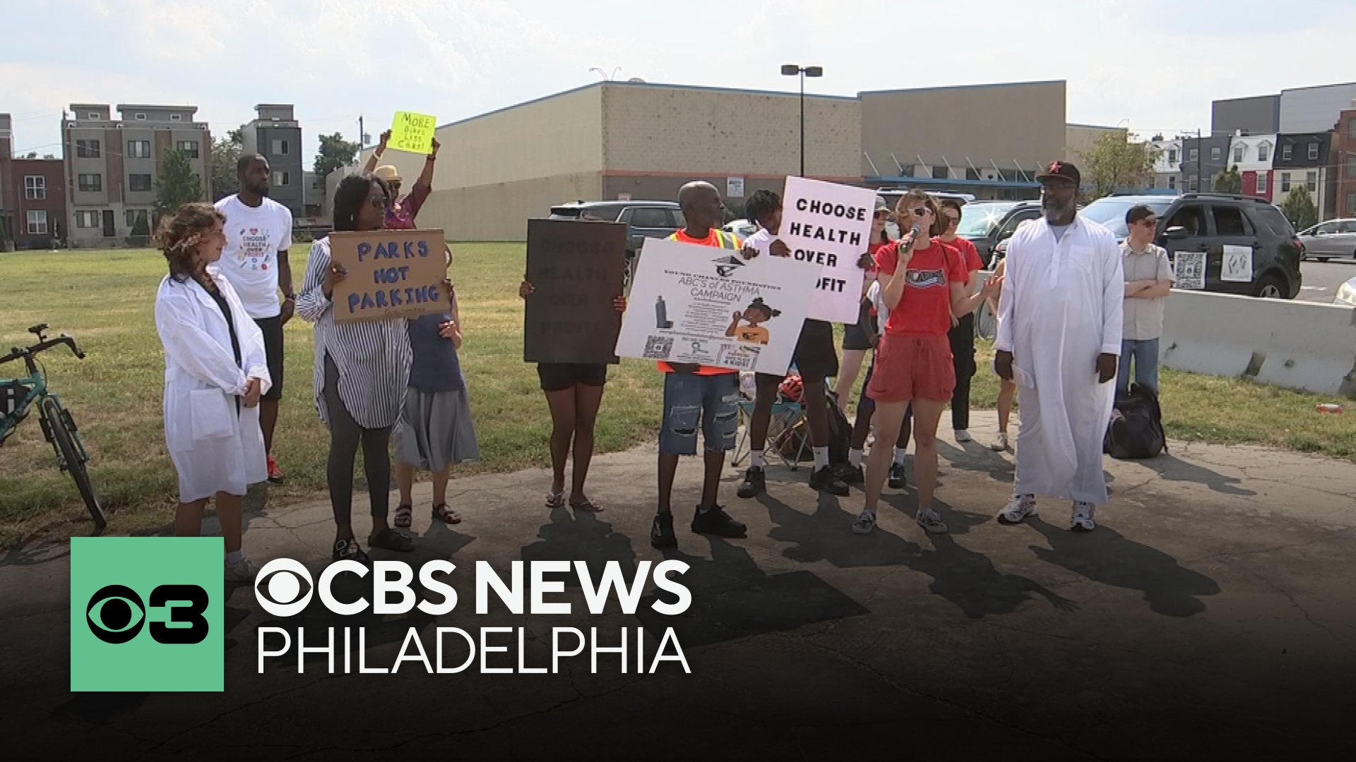 CHOP parking lot garage protest in South Philadelphia's Grays Ferry ...