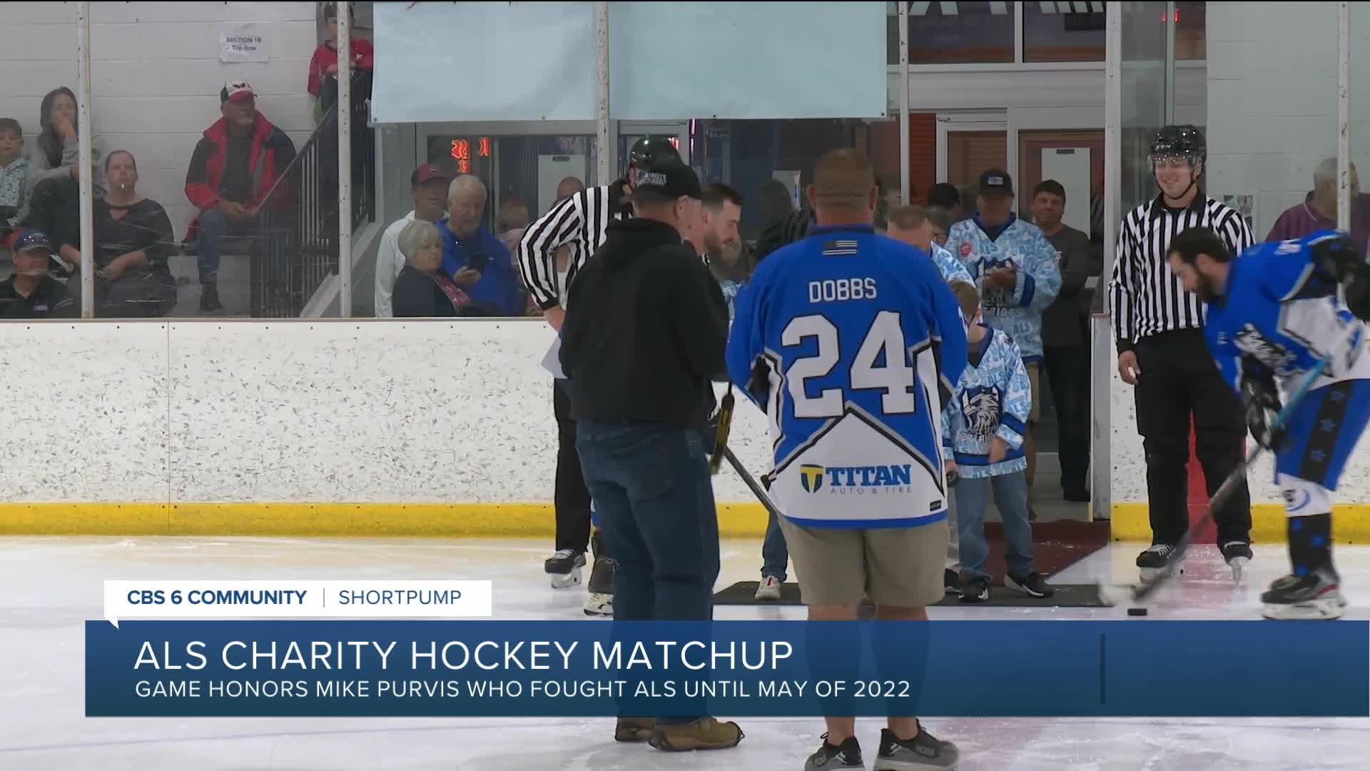 ALS Charity Hockey Game honors Mike Purvis