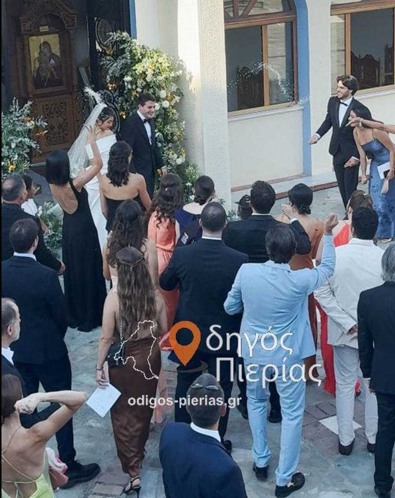 Βίκτωρ Δήμας: Παντρεύτηκε στο Λιτόχωρο ο γιος του Πύρρου Δήμα – ΦΩΤΟ