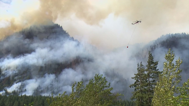 14 large wildfires burn across Washington as crews face rugged terrain ...