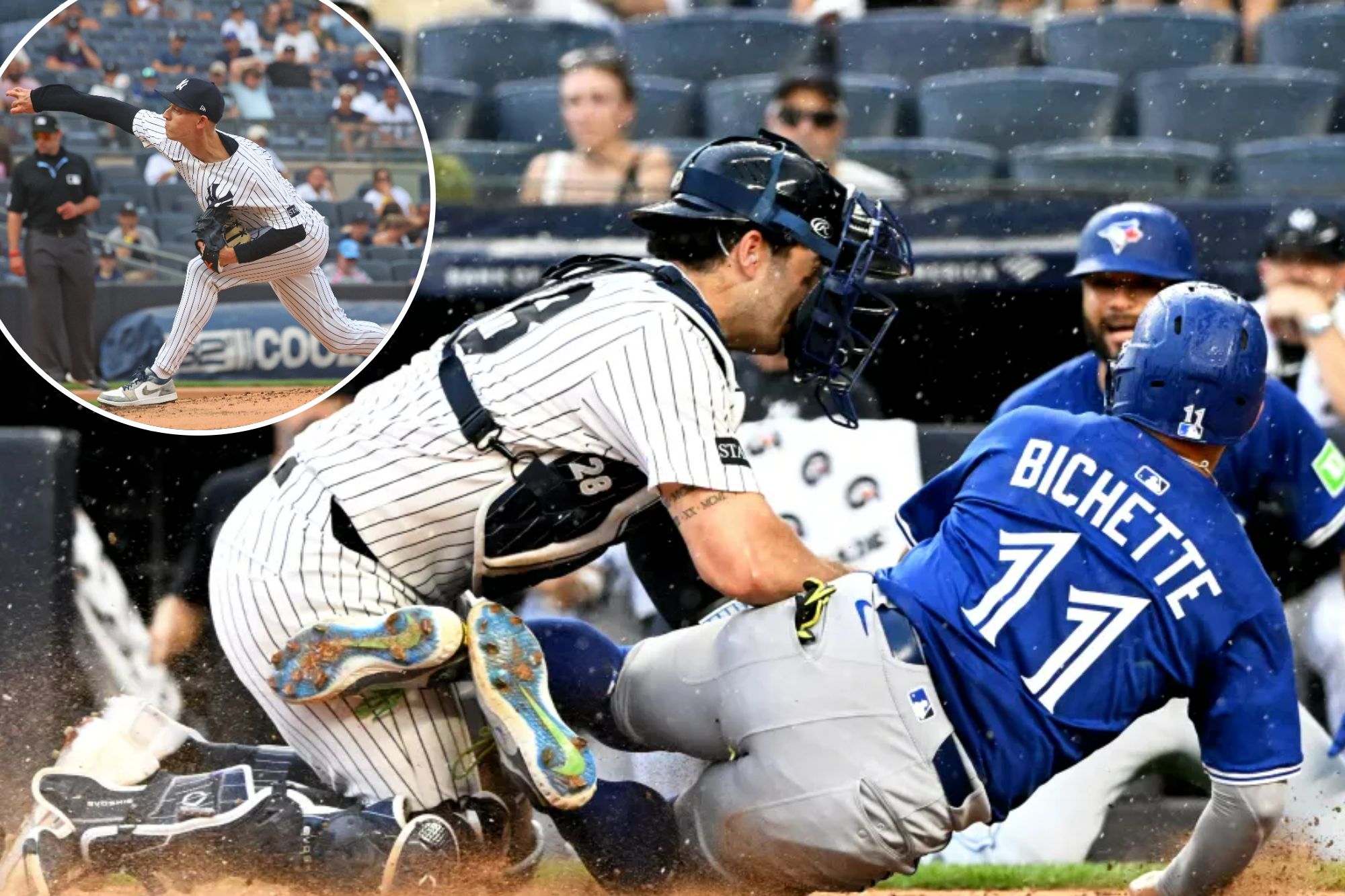 Yankees finally figure out how to beat Blue Jays after lengthy rain ...