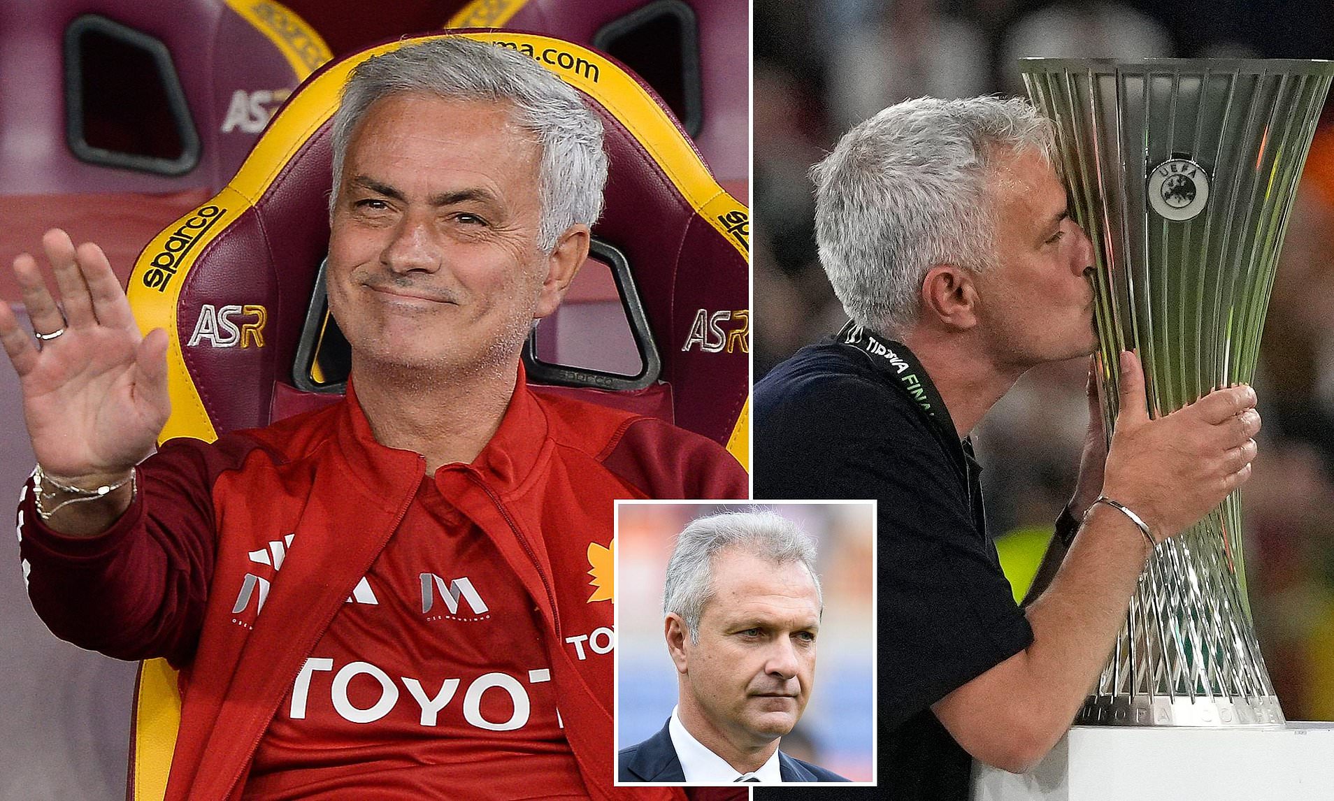 Ex-Roma chief reveals what it's really like working with Jose Mourinho