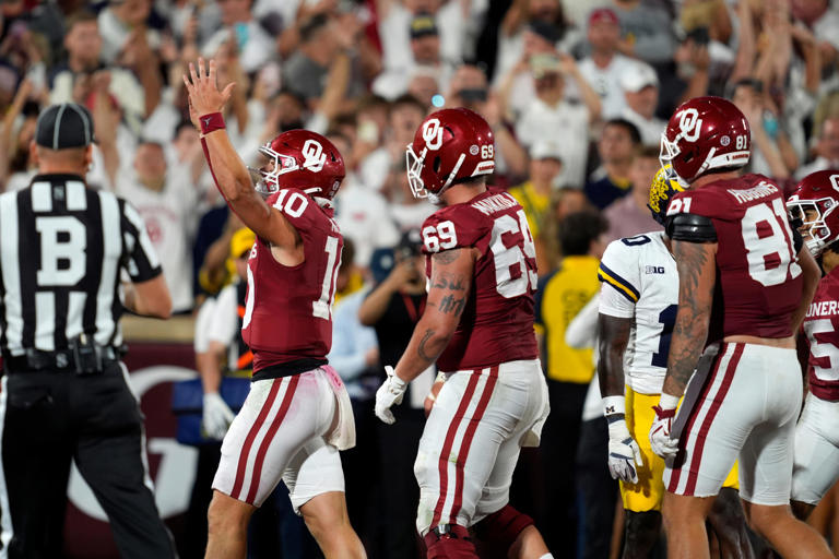 John Mateer stats: OU football quarterback dissects Michigan in Sooners ...