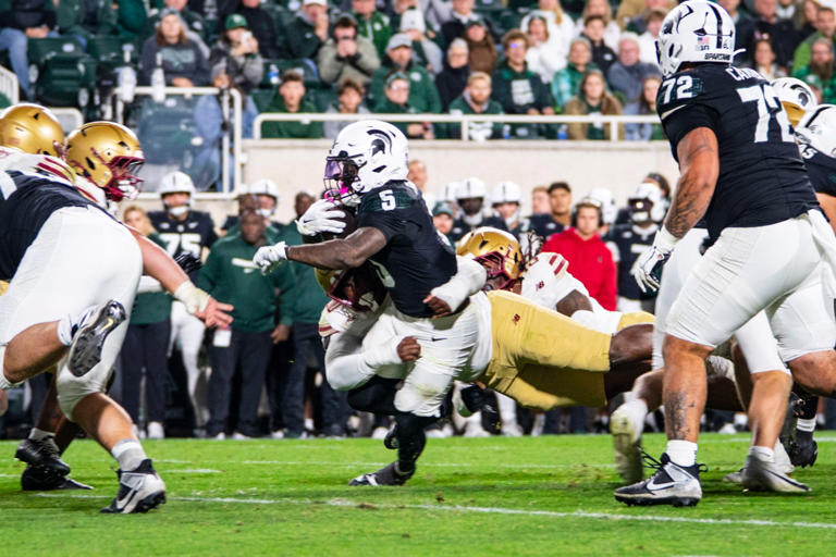 Michigan State football live updates recap: Spartans down Boston ...