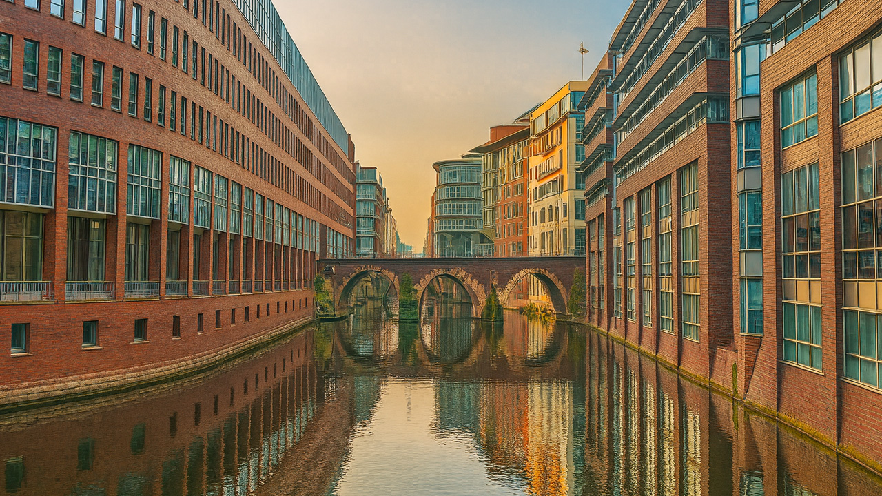 Hamburg Spring Walking Tour – Explore the City Streets in Germany 4K