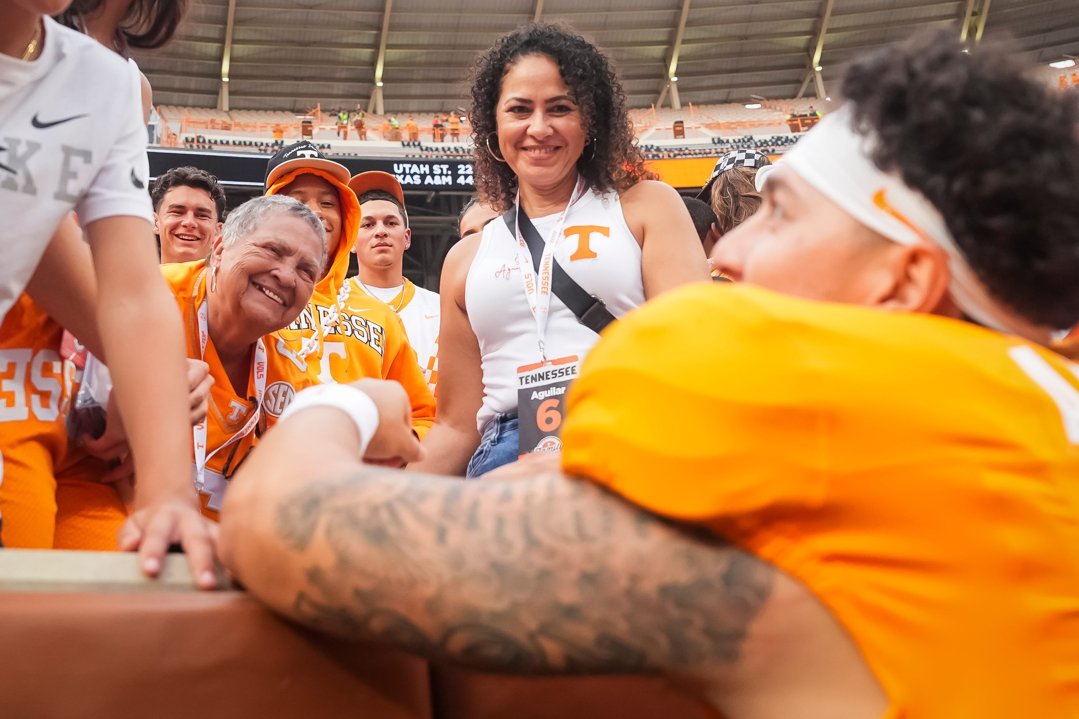 Joey Aguilar's 82-year-old grandmother travels from California to cheer ...