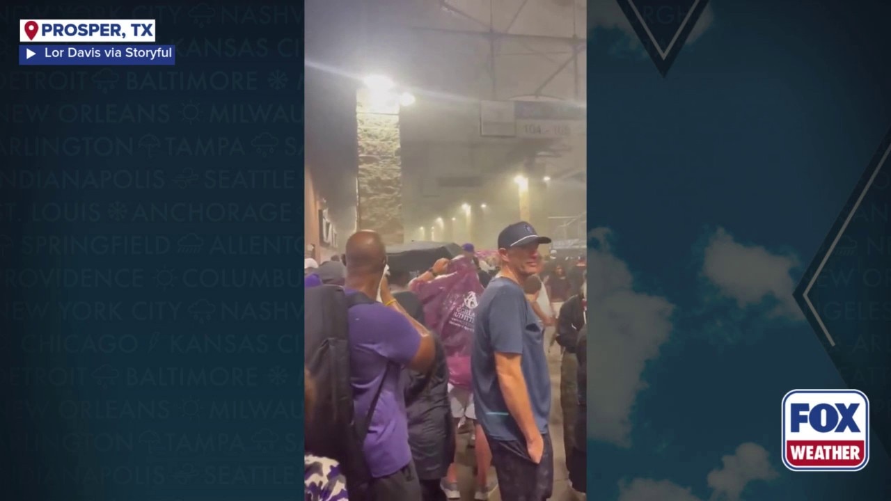 Watch: Texas high school football fans crowd together while seeking ...
