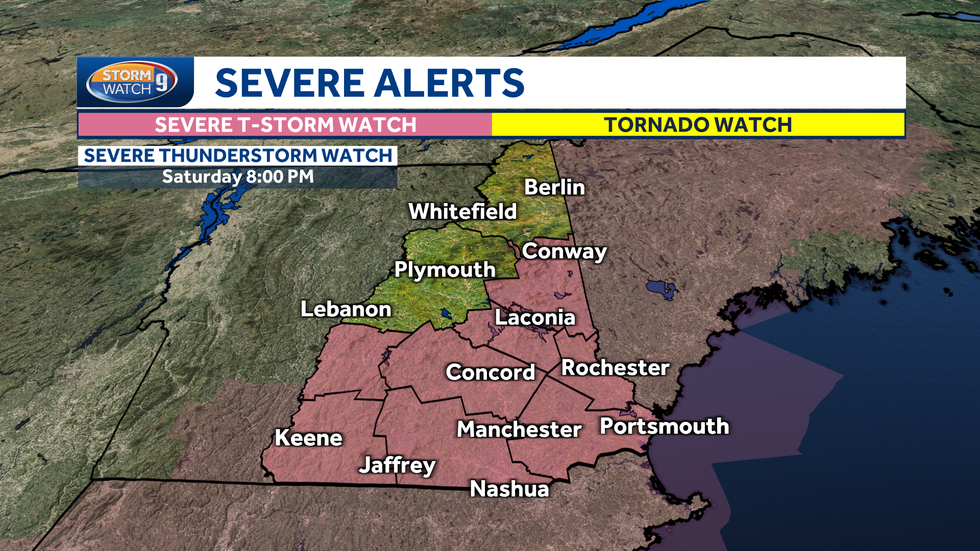 Severe thunderstorm warning in effect for southwestern NH; Isolated ...