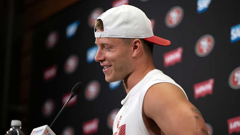 Christian McCaffrey hints at whether he'll play in 49ers' season opener