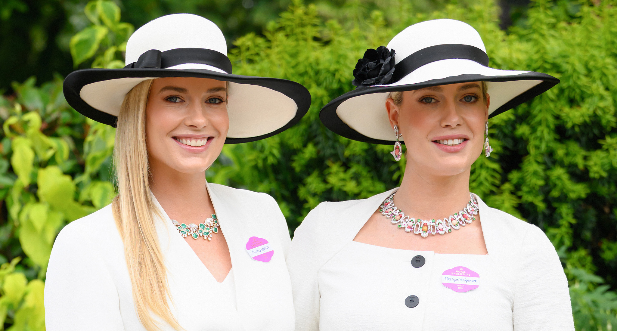 Lady Amelia and Lady Eliza Spencer's Matching Sheer Dresses Have a ...