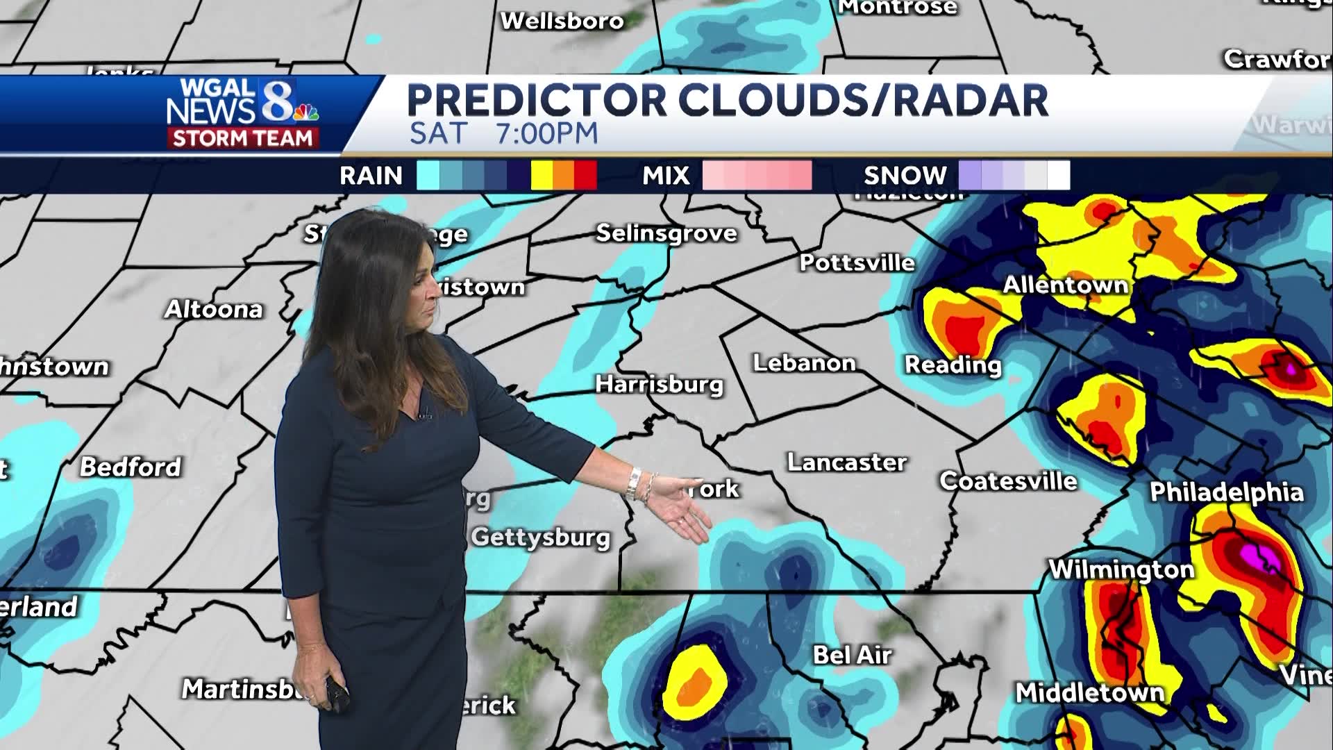 Updated News 8 Storm Team forecast