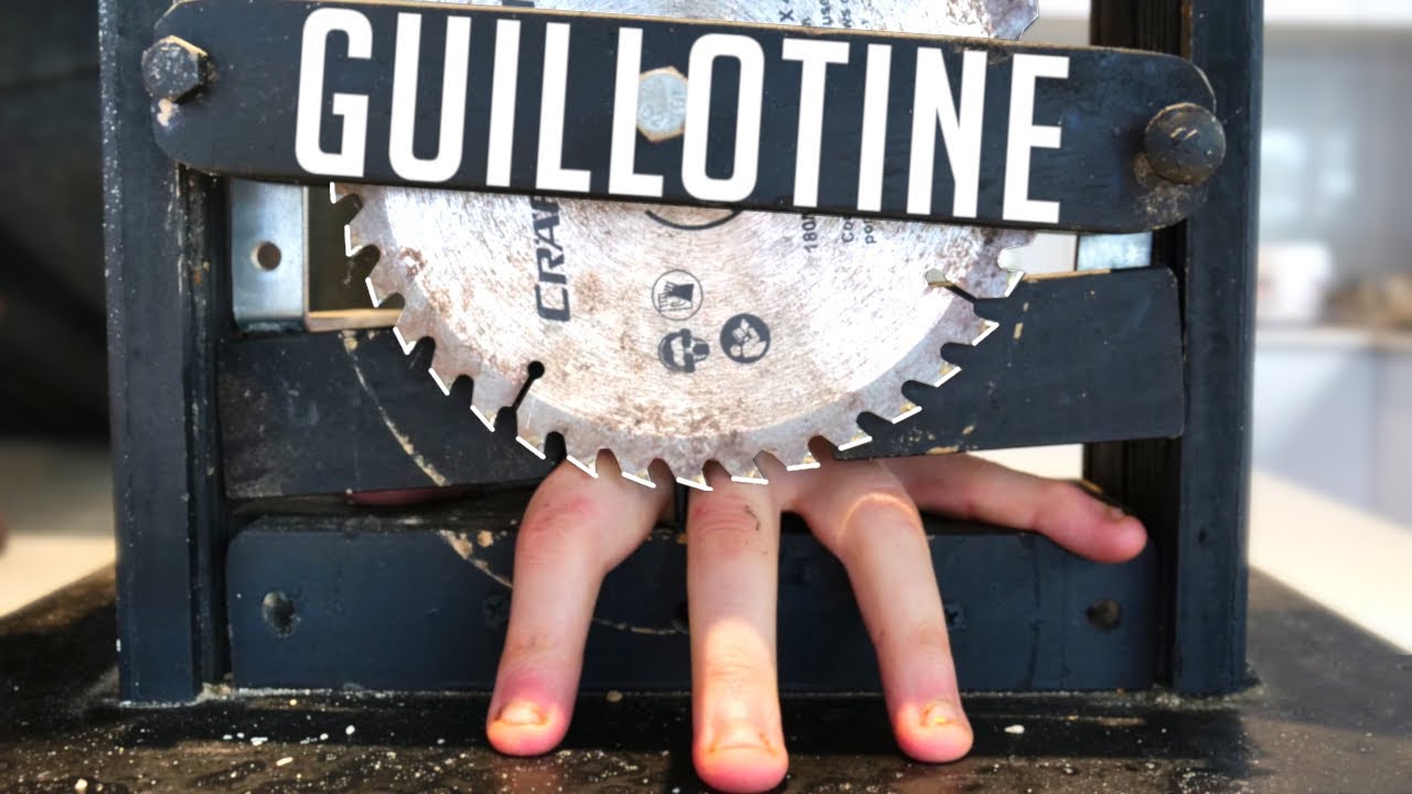 I built a kitchen guillotine!