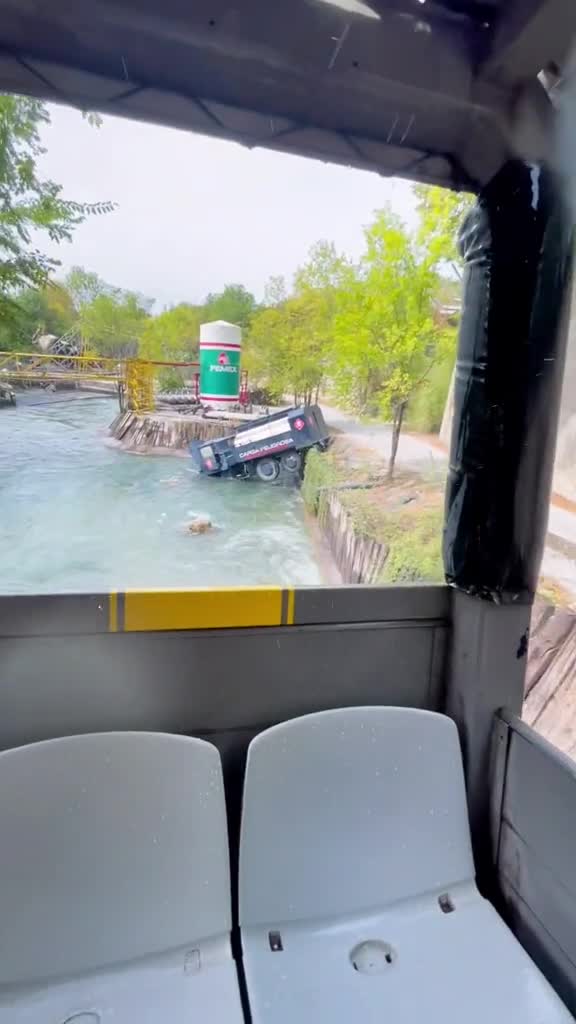 Unexpected Engine Failure Turns Ride Into Splash Zone